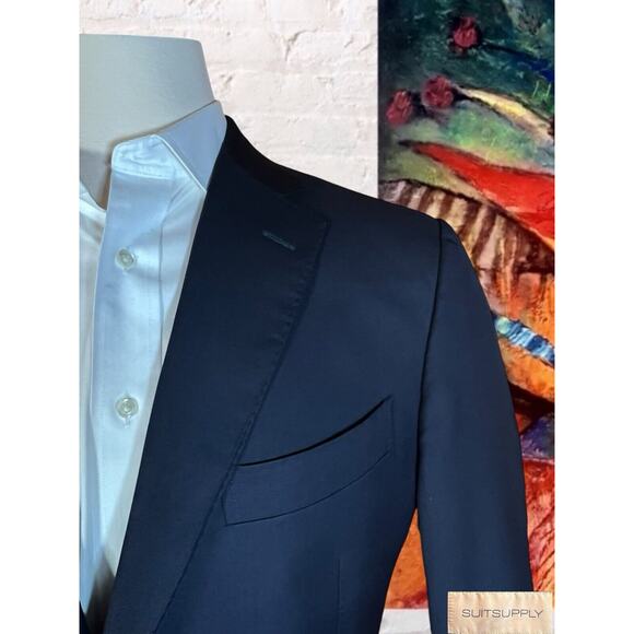 Suitsupply | Suits & Blazers | Suitsupply 44r Napoli Cut Dark Navy Blue ...